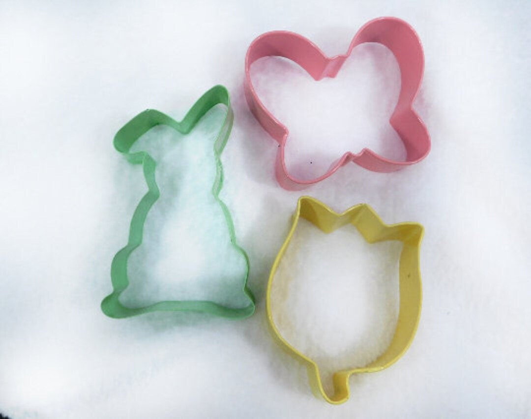 Spring Easter Cookie Cutter Set tulip Flower Bunny Butterfly Cookie ...