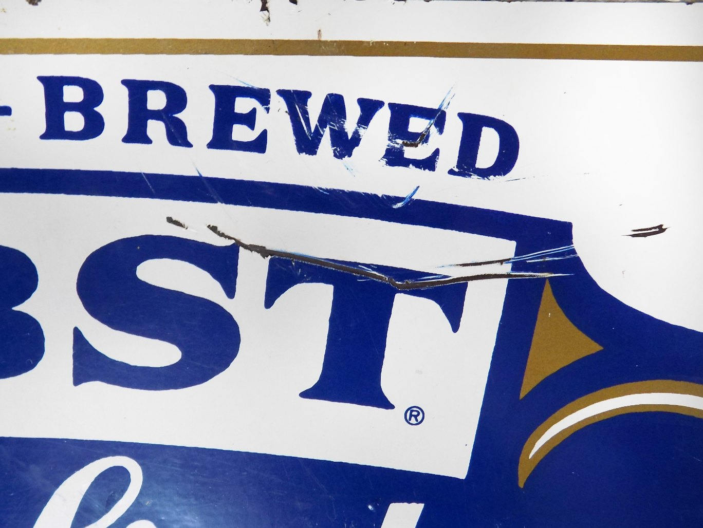 Pub Beer Sign Man Cave Beer Sign Pabst Blue Ribbon Sign - Etsy