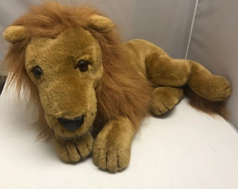 Large Stuffed Lion - Etsy