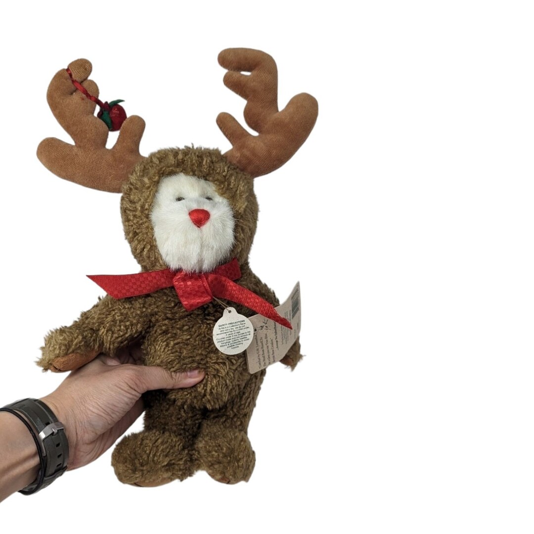 Vintage Boyds Bears Rudy Pitoody Reindeer Bear Plush Stuffed Animal ...