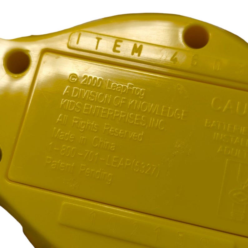 Vintage Leap Frog Counting Pal Yellow Caterpillar Electronic Talking ...