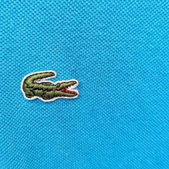 Vintage Lacoste Izod Grand Patron Blue 100% Cotton Po… - Gem