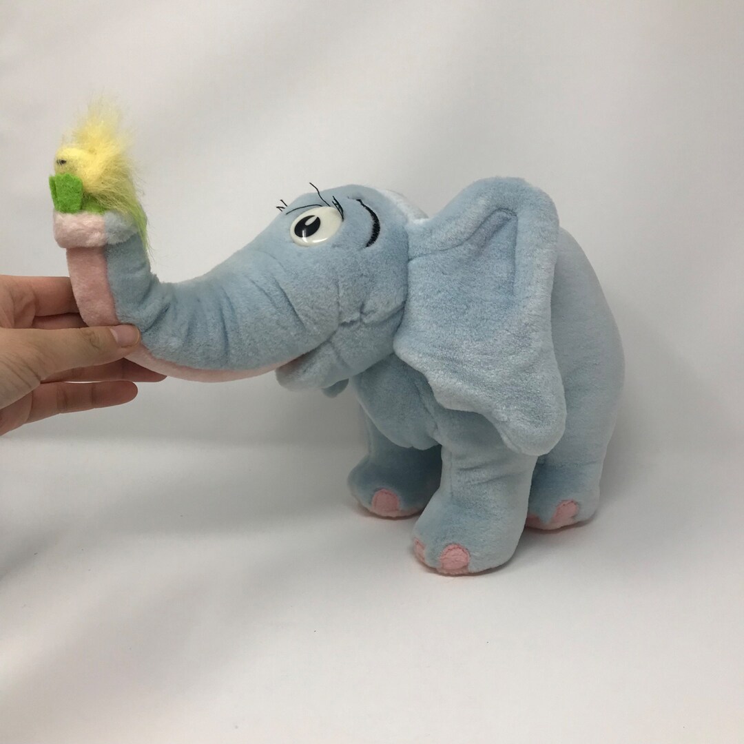 Stellar Gifts Dr Seuss Horton Hears a Who Whozit Blue Elephant Plush ...