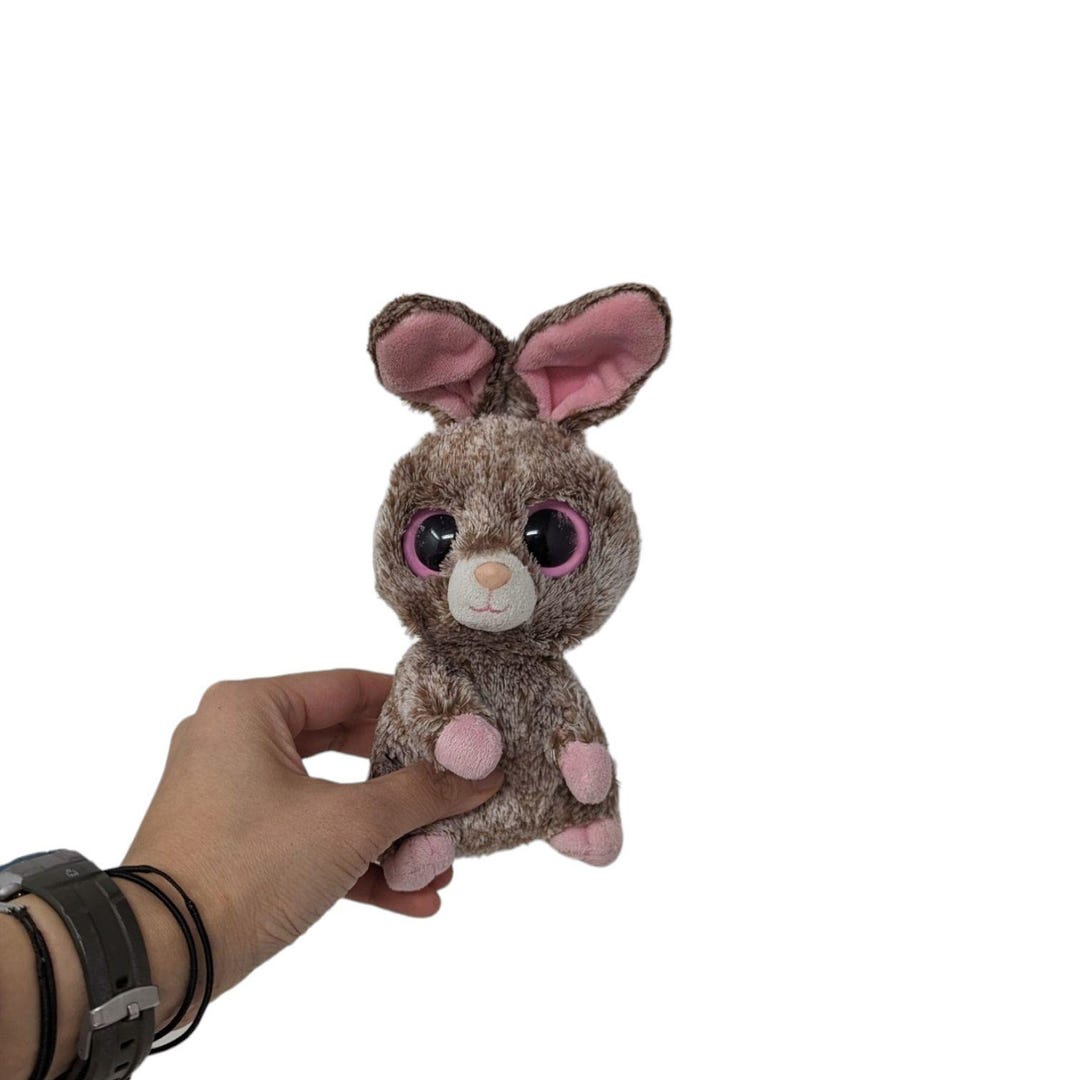 TY Beanie Boos Woody the Brown Easter Rabbit Bunny Plush Stuffed Animal ...