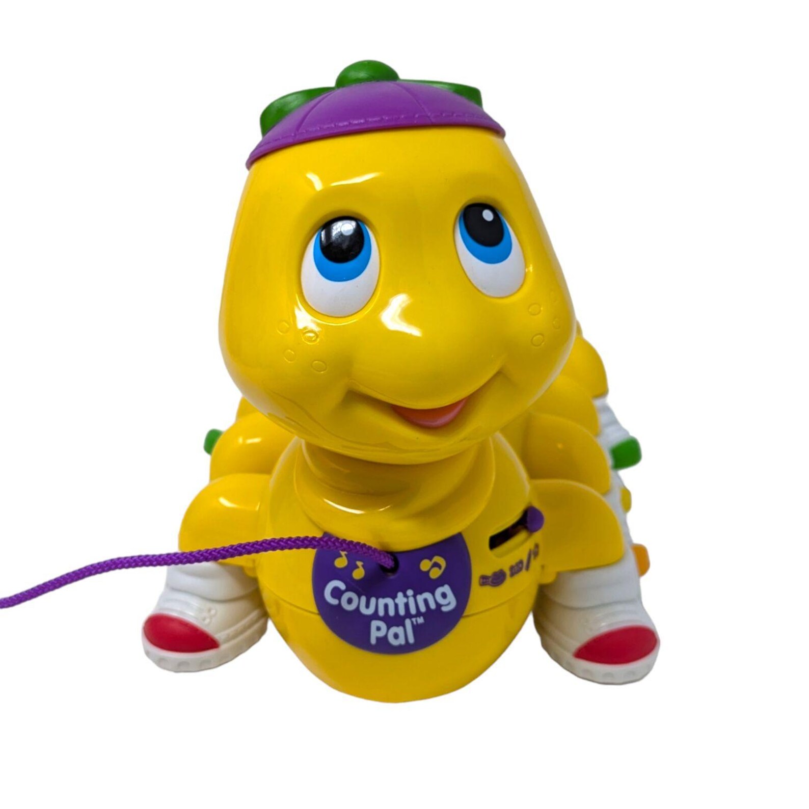 Vintage Leap Frog Counting Pal Yellow Caterpillar Electronic Talking ...