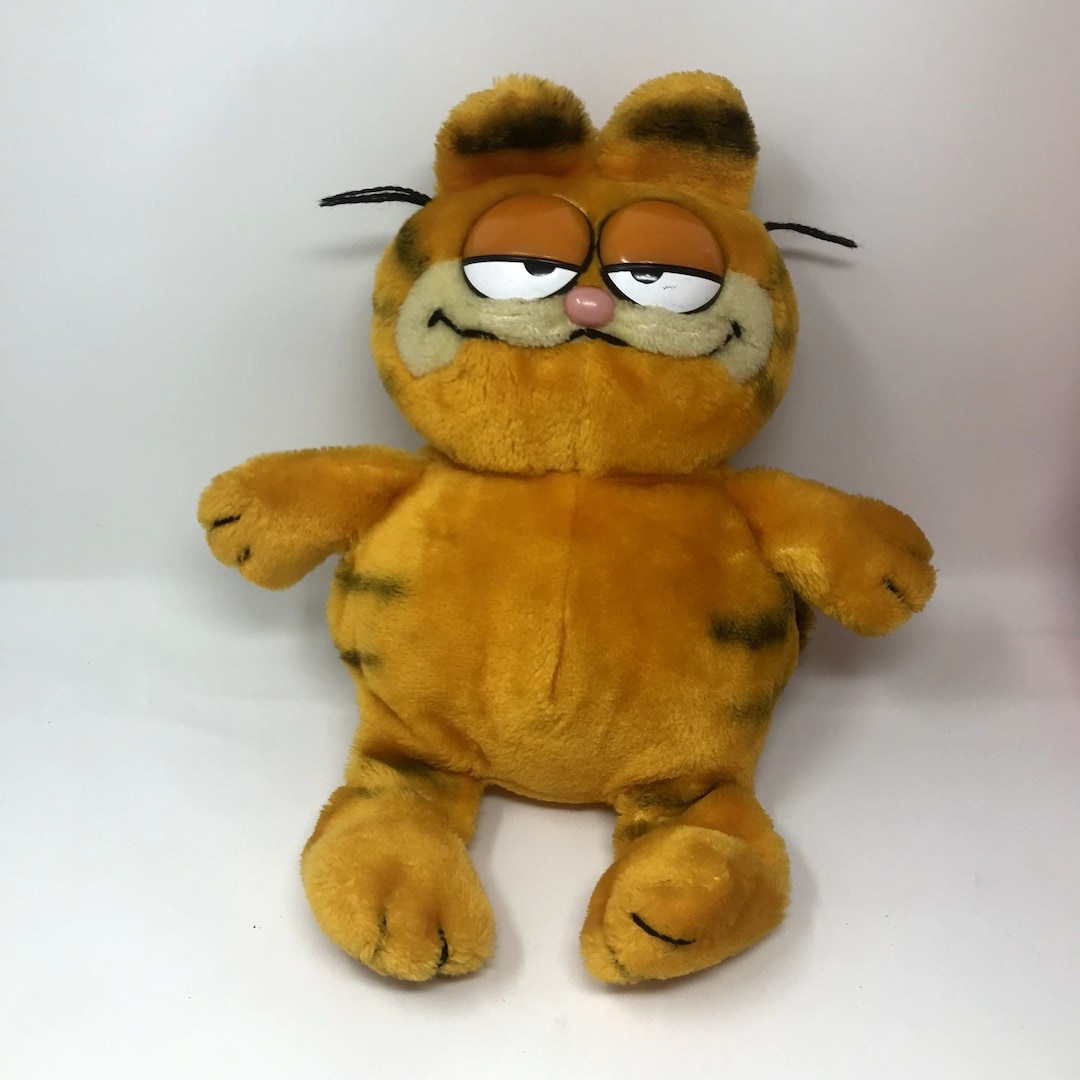 Vintage 1980s 1981 Garfield Cat Plush Stuffed Animal Soft Toy Medium ...
