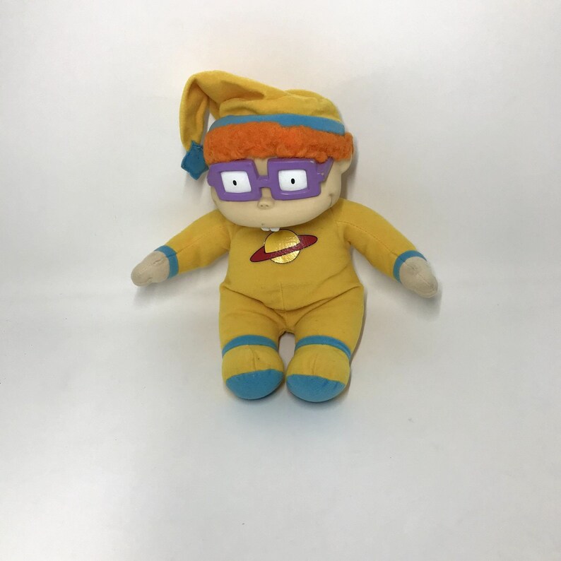 Vintage 1990s Rugrats Slumber Party Chuckie Finster Plush Doll in ...