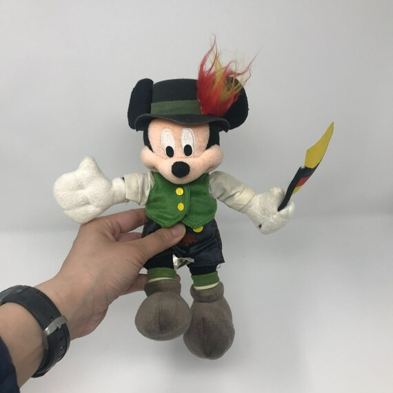 Disney Mickey Mouse Germany Lederhosen Plush Doll Stuffed | Etsy