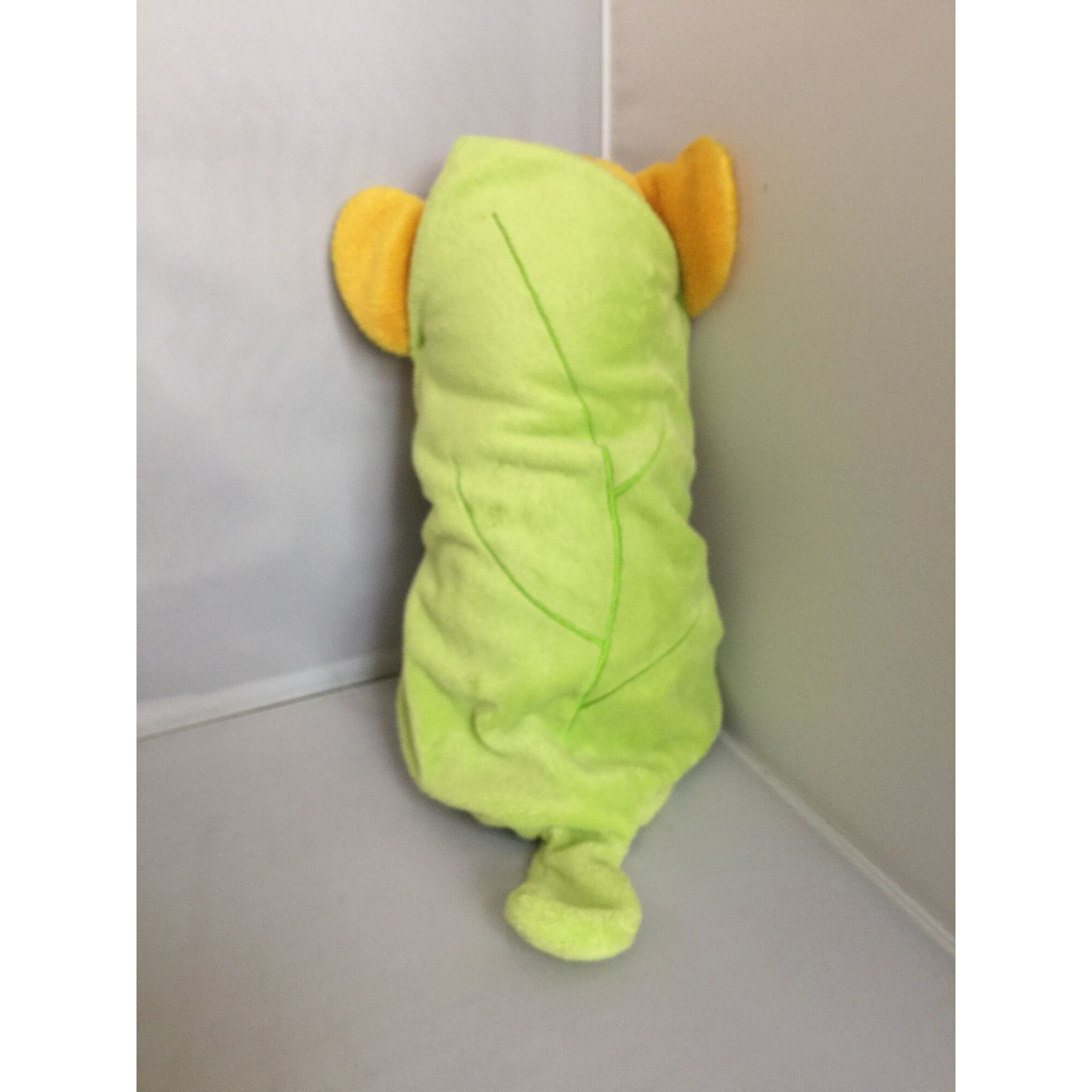 Original Disney Plush Toy, 10 Soft Baby Simba in Green Leaf, Purring ...