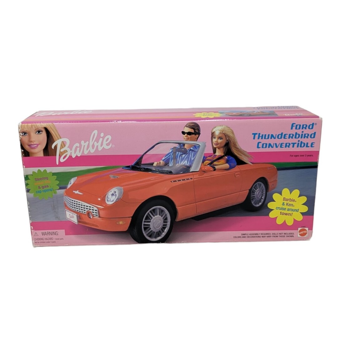 Vintage Barbie Ford Thunderbird Convertible Vehicle Steering Wheel ...