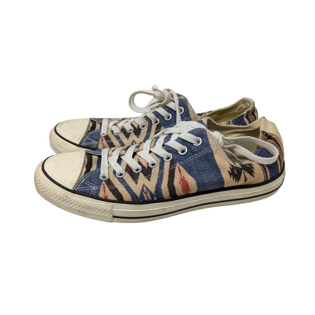 Mens Converse All Star Ox Blue Aztec Southwest Sneakers Trainers Size ...
