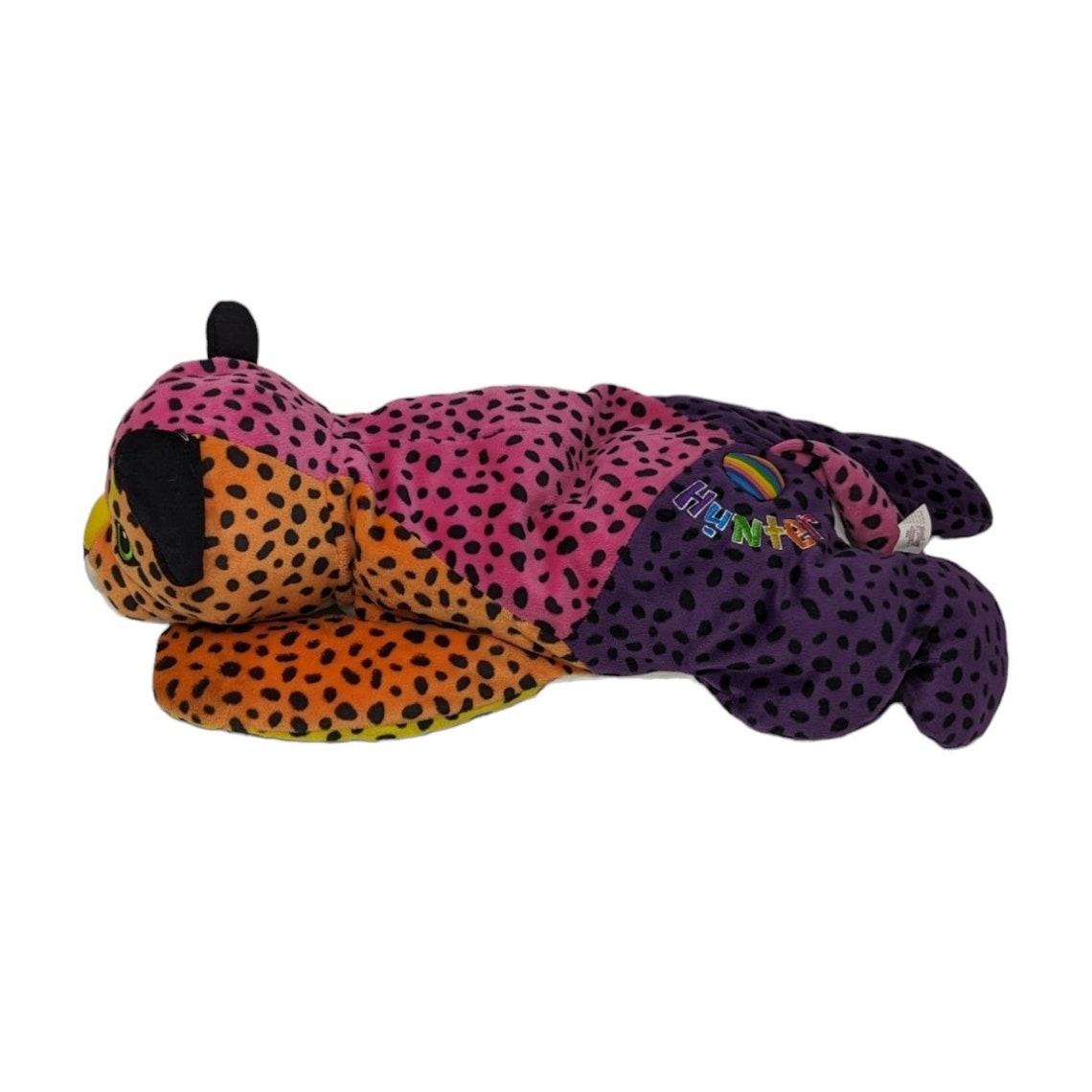 Vintage Lisa Frank Hunter Rainbow Leopard Cheetah Plush Stuffed Animal ...