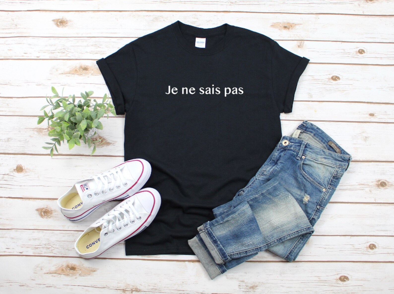 Je Ne Sais Pas T Shirt I Do Not Know Funny T Shirt French | Etsy