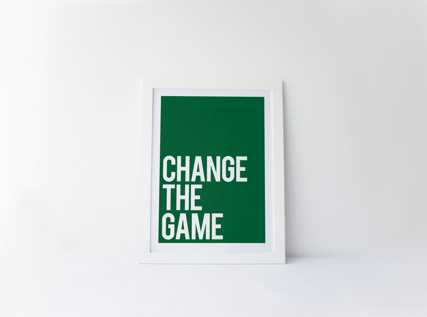 Change the Game [printable Digital Poster Print] - Etsy