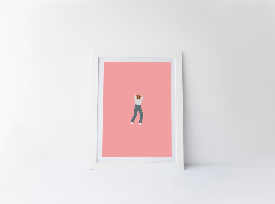 MAGGIE ROGERS PORTRAIT in Pink [printable Digital Poster Print] - Etsy