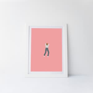 MAGGIE ROGERS PORTRAIT in Pink [printable Digital Poster Print] - Etsy