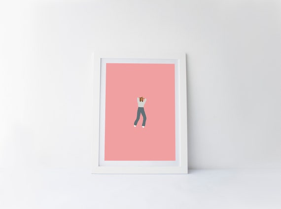 MAGGIE ROGERS PORTRAIT in pink printable digital poster | Etsy