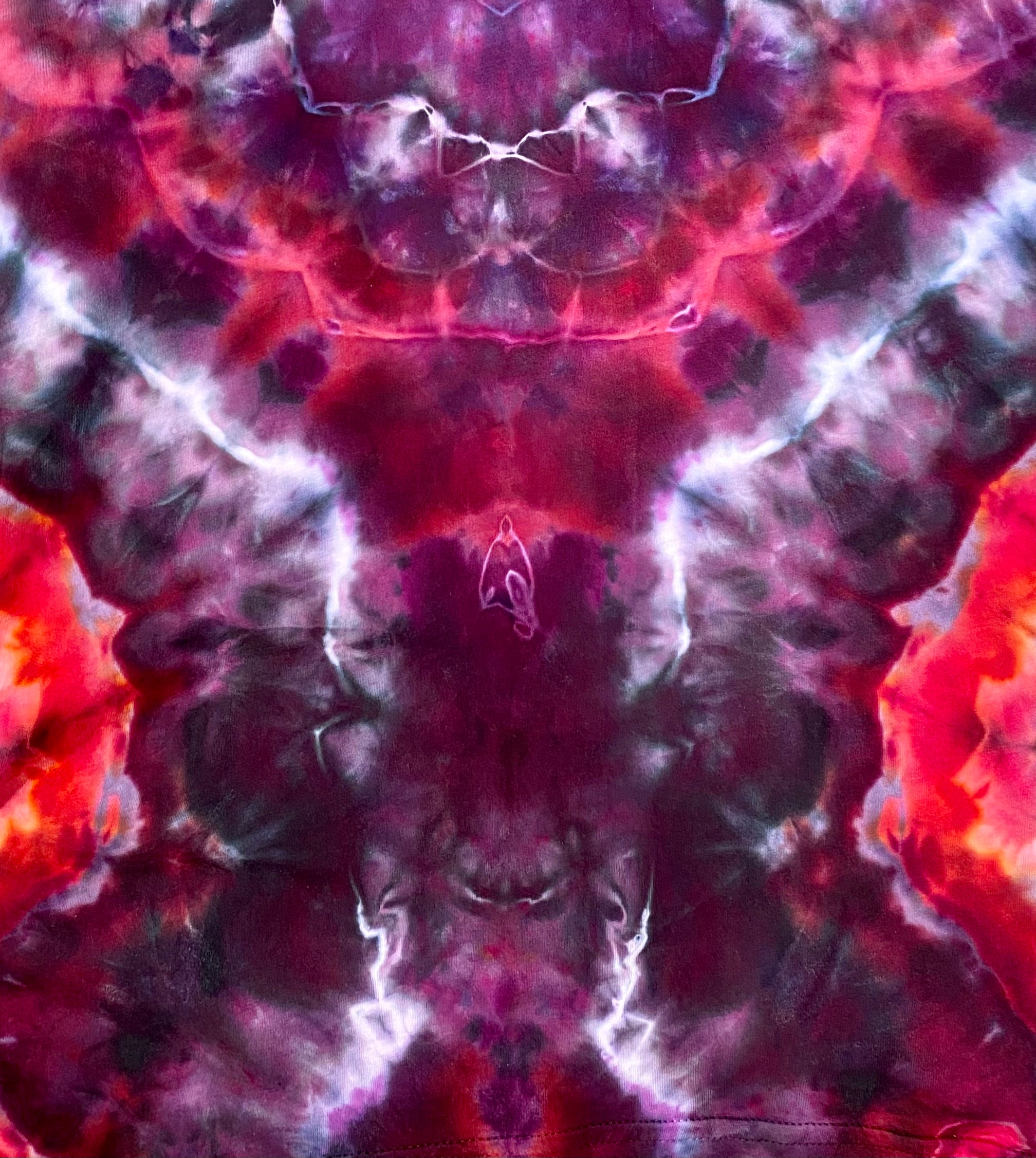 Large Womens Asymmetric Tunic or Tank, Tie Dye Festival Wear, Cotton ...