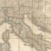 Map of Italy, 1851. Vintage Restoration Hardware Home Deco Style Old ...