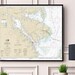 NOAA Nautical Charts of Chesapeake Bay Severn and Magothy Rivers. 12282 ...