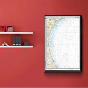 NOAA Nautical Charts of Charleston Light to Cape Canaveral. East Coast ...