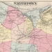 Map of Smithtown, Suffolk County, Long Island, New York NY 1873 ...