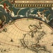 World map of 1684 by J. Blaeu. Restoration Hardware Home | Etsy