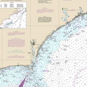 Nautical Charts of Cape Hatteras to Charleston, 11520 East Coast ...