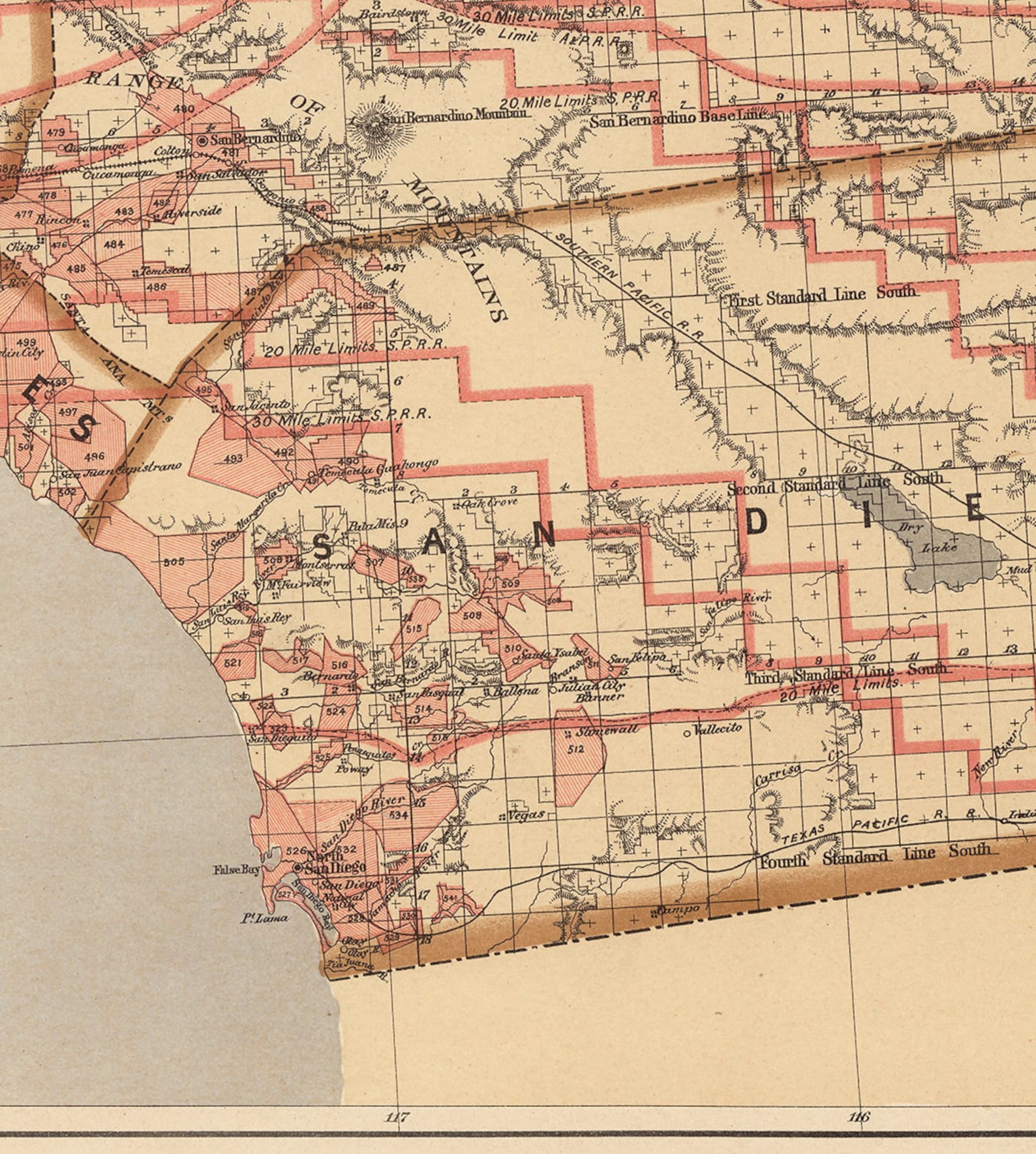 Map of California, 1876. Vintage Restoration Hardware Home Deco Style ...
