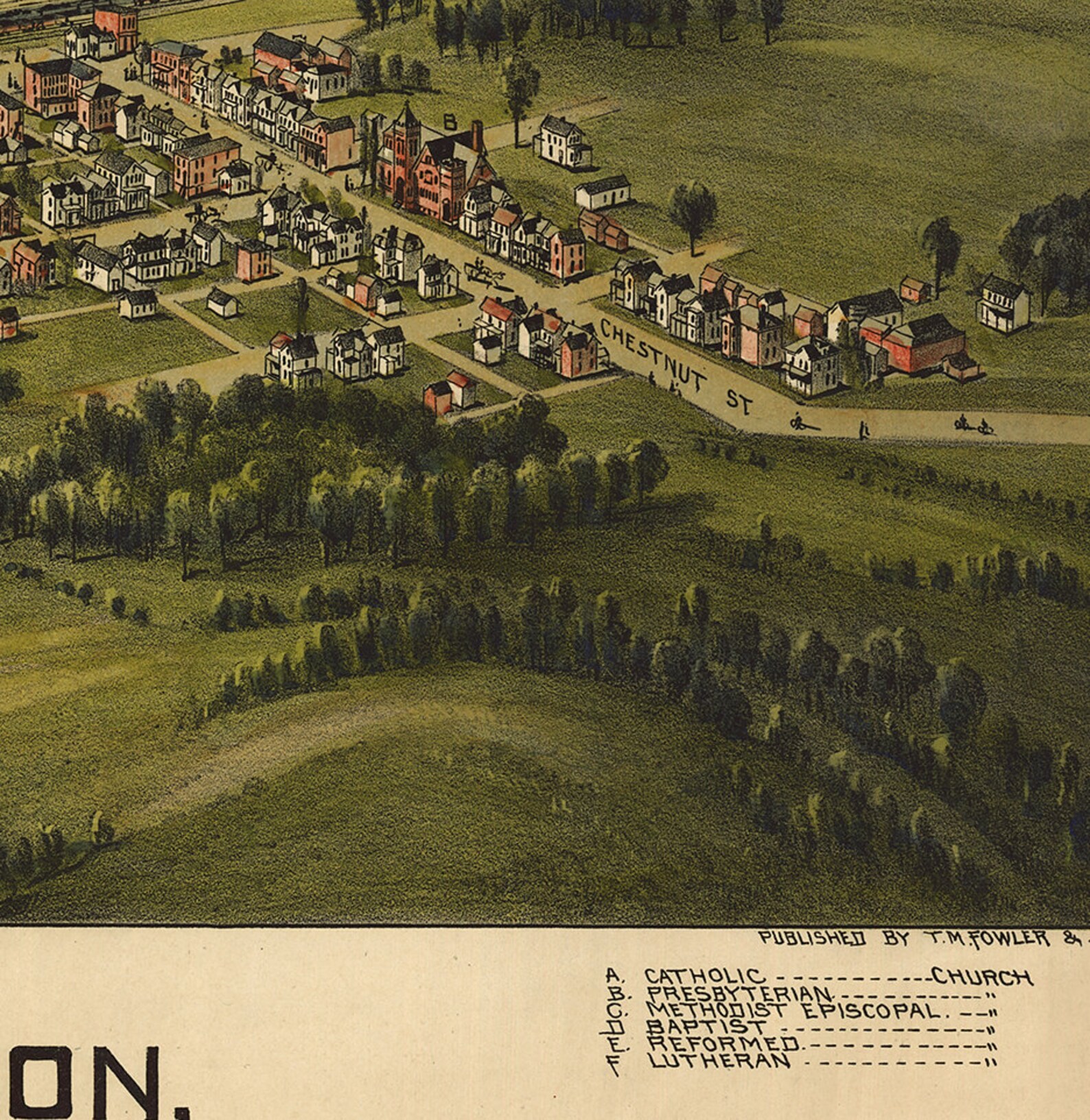 Map of Derry Station, Westmoreland County, Pennsylvania, PA 1900 ...