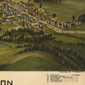 Map of Derry Station, Westmoreland County, Pennsylvania, PA 1900 ...