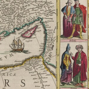 Map of Europe, 1665. Restoration Hardware Home Deco Style Old Wall ...