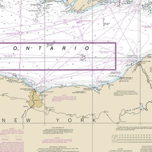 Nautical Charts of Lake Ontario. Lake Erie. Great Lakes. Lake Simcoe ...