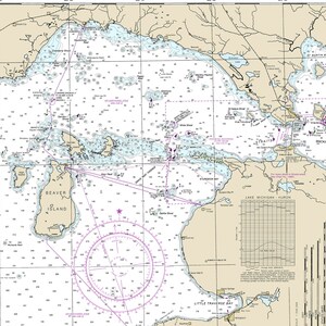 Nautical Chart of North End of Lake Michigan Including Green Bay 14902 ...