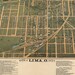 Map of Lima Allen County Ohio OH 1892. Restoration Hardware - Etsy