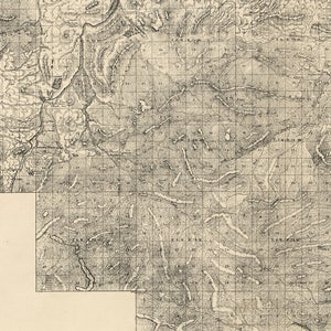 Map of the Larimer County, Colorado, 1883. Vintage Restoration Hardware ...