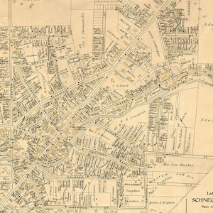 Map of Perry, Wyoming County, New York, N.Y. 1902. Vintage Restoration ...