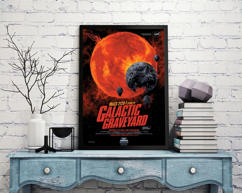 Galactic Graveyard. 2020 NASA Galaxy of Horrors Reproduction - Etsy