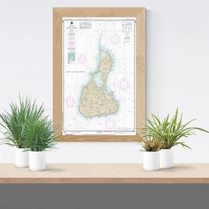 Nautical Charts of Block Island, Rhode Island. 13217 Montauk Point New ...