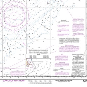 Georges Bank & Nantucket Shoals Map – NOAA Nautical Chart 13200 ...