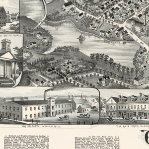 Map of Wickford, Town of North Kingstown, Rhode Island. in 1888 ...