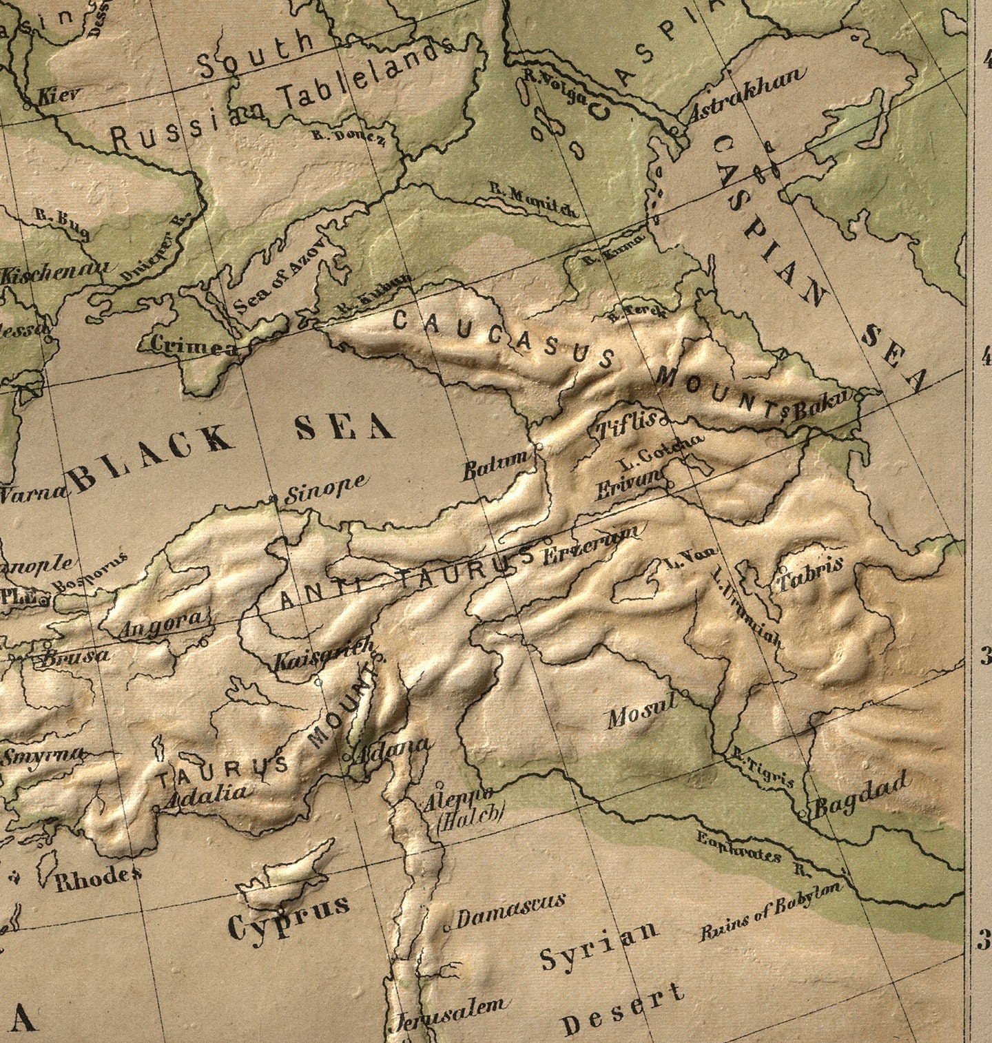 Map of Europe 1880. Vintage Home Deco Style Old Wall | Etsy