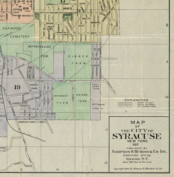 Olga Kligerman Syracuse Ny Map Syracuse Neighborhood Map