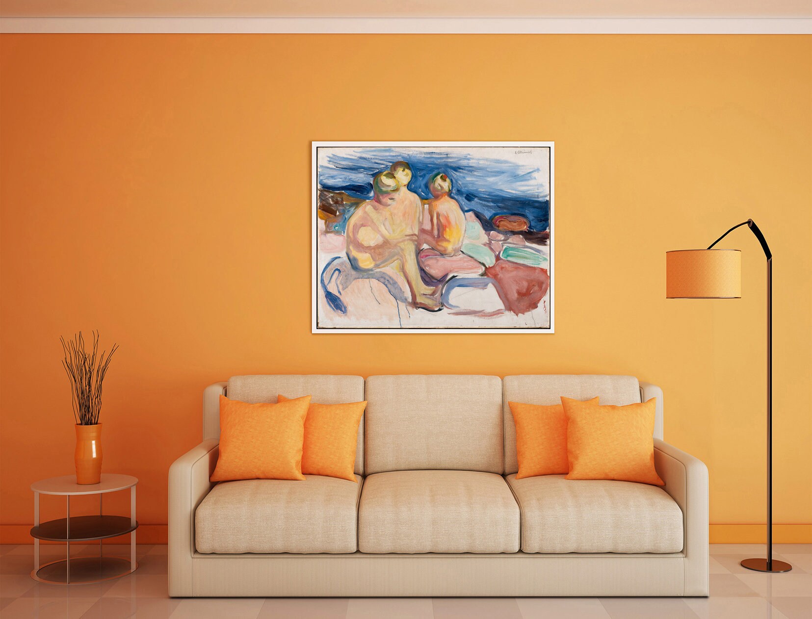 Bathing Boys by Edvard Munch Fine Art Reprint. Home Deco Style - Etsy
