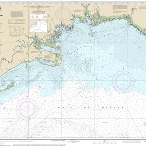 Nautical Chart of Apalachee Bay 11405., Florida. St James Island ...