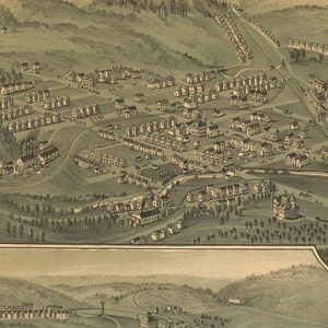 Map of Windber, Somerset Co, Pennsylvania, PA 1900. Restoration ...