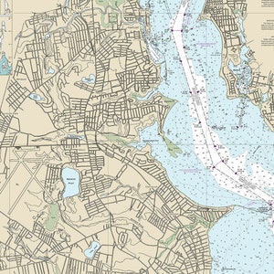 Nautical Charts of Providence River and Head of Narragansett Bay 13224 ...