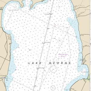 NOAA Nautical Charts of St Johns River. Dunns Creek to Lake Dexter ...