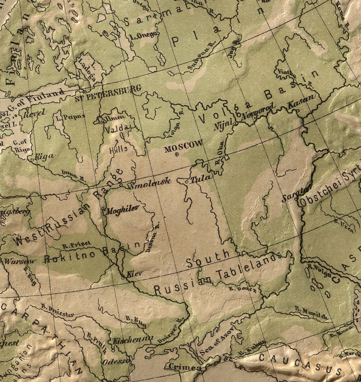 Map of Europe 1880. Vintage Home Deco Style Old Wall | Etsy