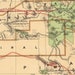 Map of Arizona, 1876. Vintage Restoration Hardware Home Deco Style Old ...